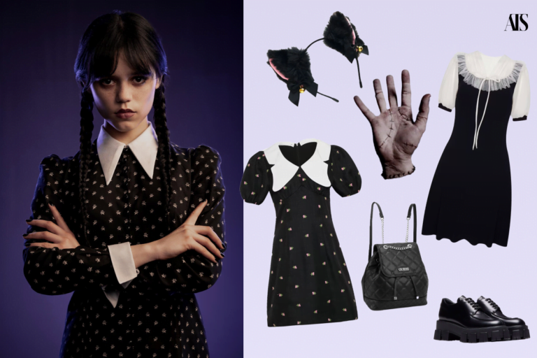 7 ลุค Wednesday Addams สุด iconic สไตล์ Goth-Chicจาก Netflix