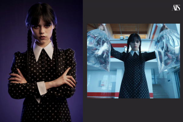 7 ลุค Wednesday Addams สุด iconic สไตล์ Goth-Chicจาก Netflix