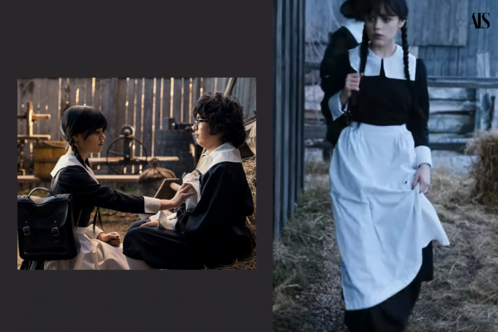 7 ลุค Wednesday Addams สุด iconic สไตล์ Goth-Chicจาก Netflix