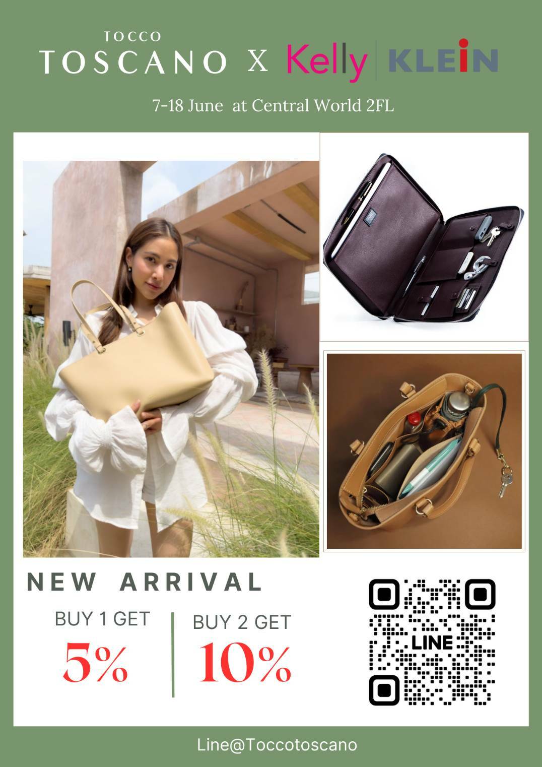 รีวิวกระเป๋า Tocco Toscano 2 รุ่นถือไปเที่ยวหรือไปทำงานก็สวย